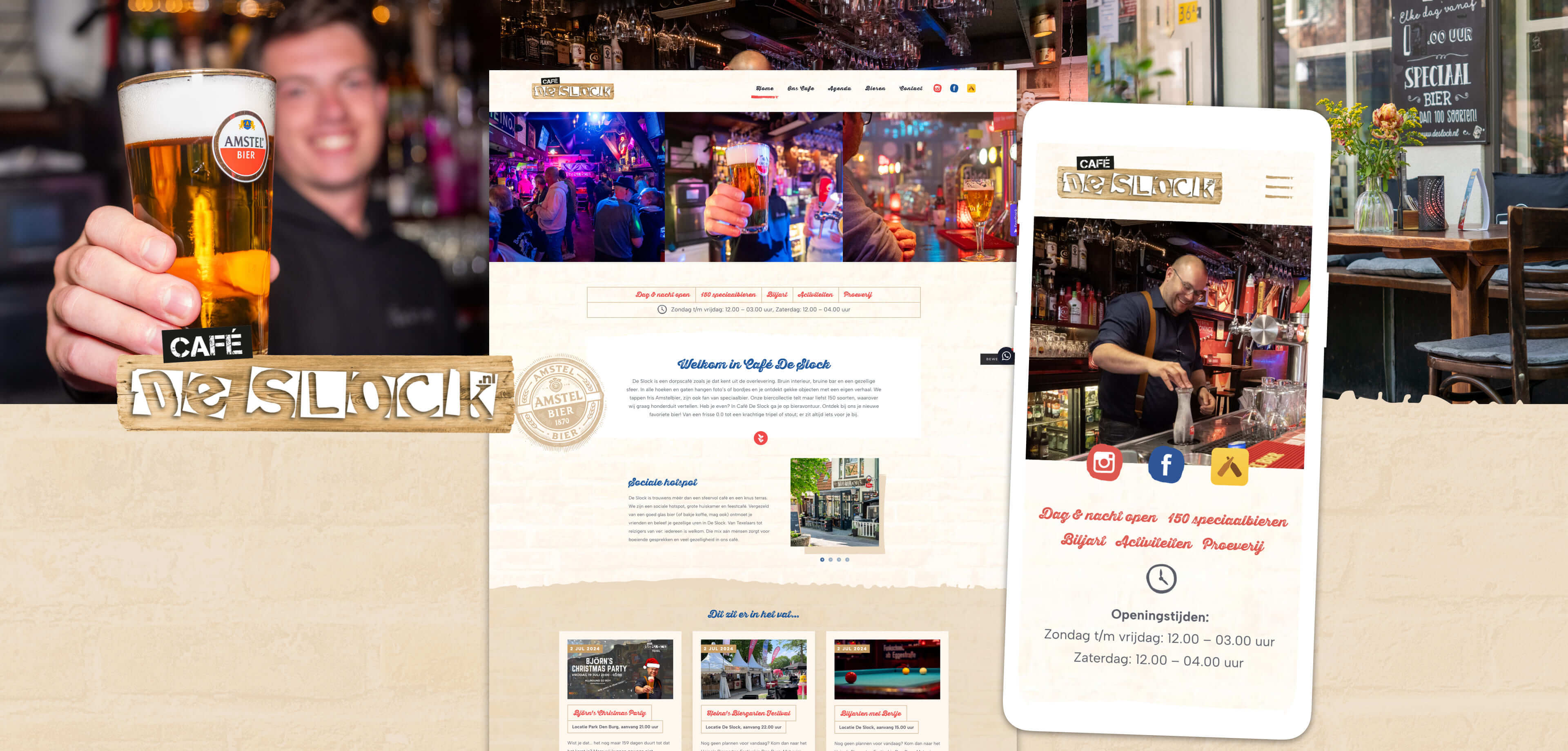 Café De Slock - Webjongens